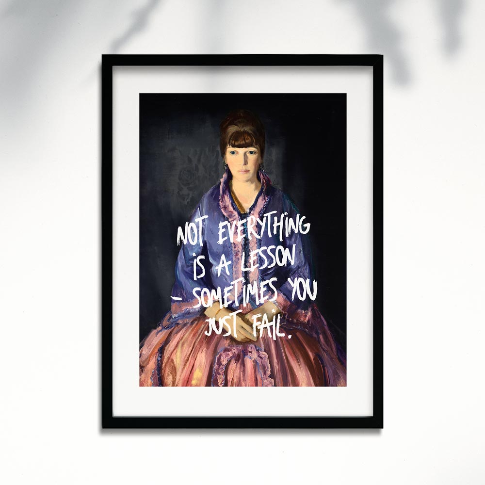 Not everything is a lesson – sometimes you just fail